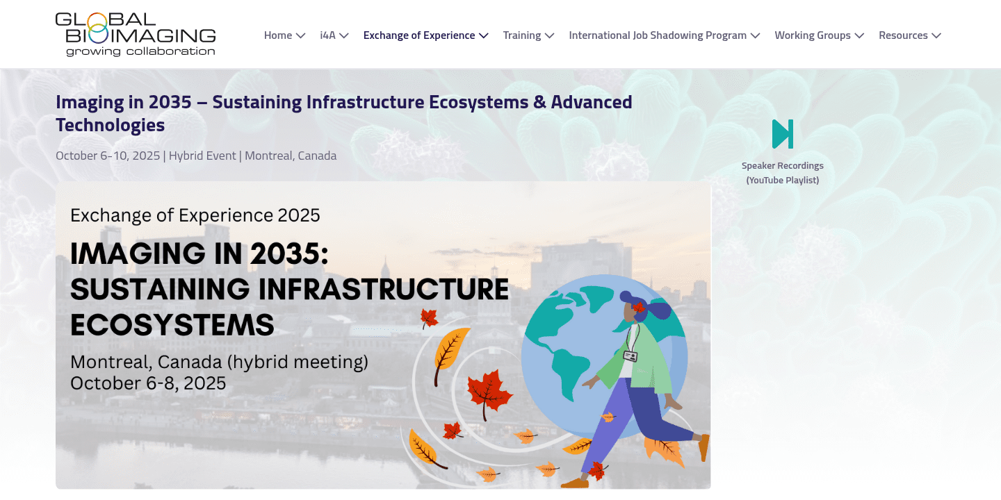 Exchange of Experience 2025 | Global BioImaging