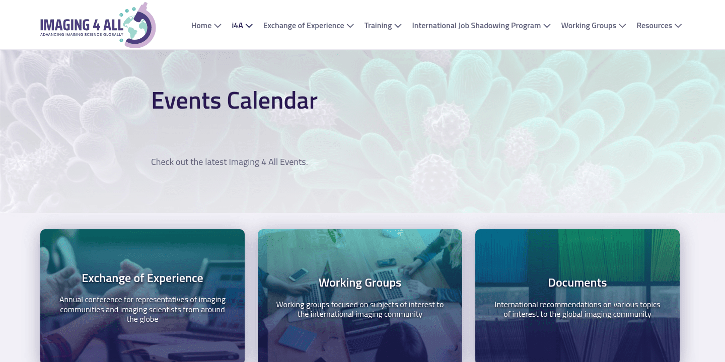 Events Calendar | Global BioImaging