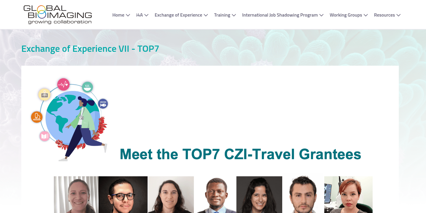 Exchange of Experience VII - TOP7 | Global BioImaging